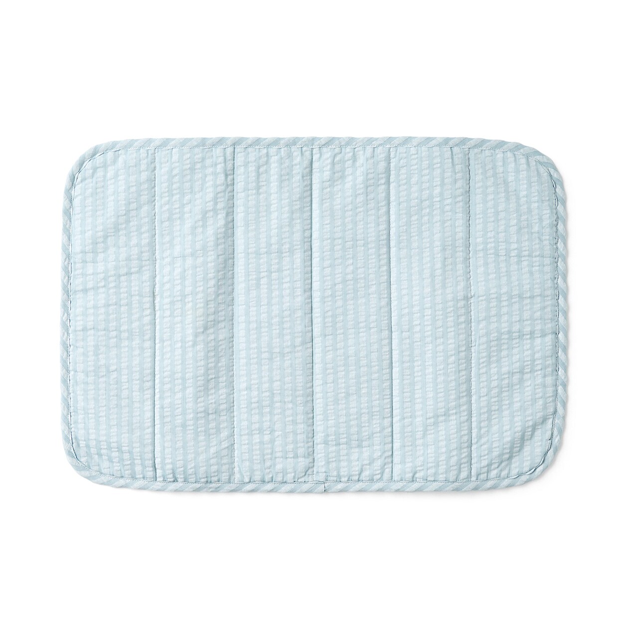 MUJI 무인양품 공식 온라인스토어 : 면 서커 베개 패드 블루 43x63cm